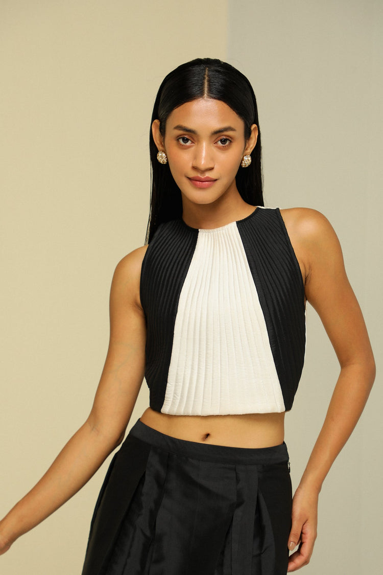 RIPPLE GOLD QUILTED CORSET TOP – Zaitra
